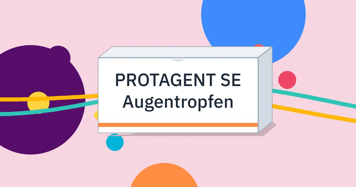Symbolbild: Packung mit der Aufschrift PROTAGENT SE Augentropfen (PZN 06707574) – Verfügbarkeit und Bezug in Apotheken in Frankfurt am Main