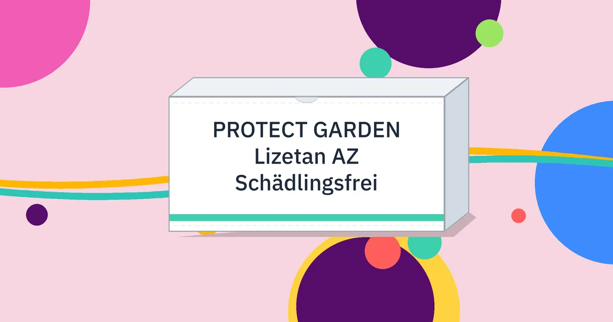 Symbolbild: Packung mit der Aufschrift PROTECT GARDEN Lizetan AZ Schädlingsfrei (PZN 14361842) – Verfügbarkeit und Bezug in Apotheken in Frankfurt am Main