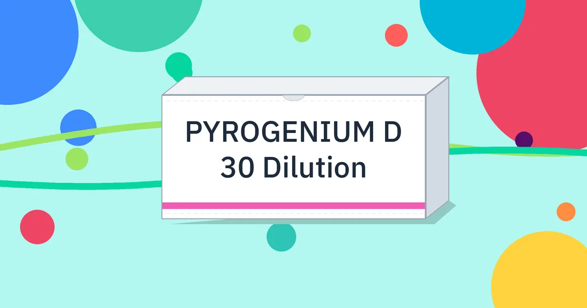 Symbolbild: Packung mit der Aufschrift PYROGENIUM D 30 Dilution (PZN 04233497) – Verfügbarkeit und Bezug in Apotheken in Frankfurt am Main