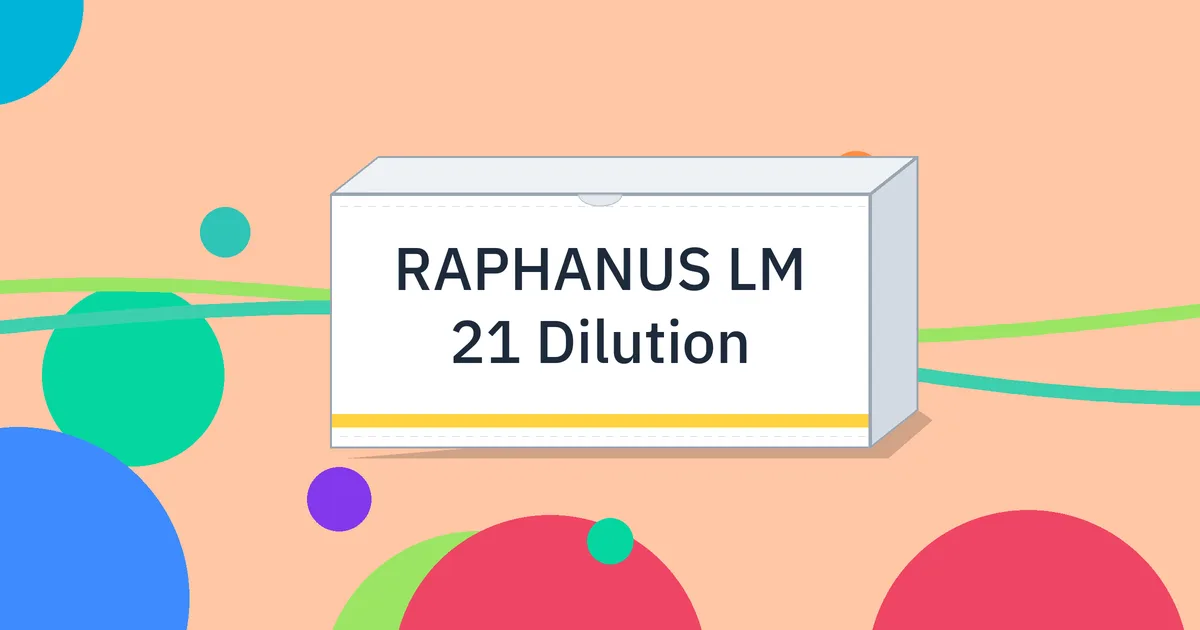 Symbolbild: Packung mit der Aufschrift RAPHANUS LM 21 Dilution (PZN 13677164) – Verfügbarkeit und Bezug in Apotheken in Frankfurt am Main