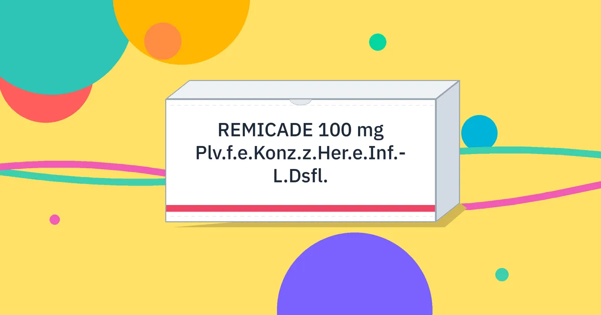 Symbolbild: Packung mit der Aufschrift REMICADE 100 mg Plv.f.e.Konz.z.Her.e.Inf.-L.Dsfl. (PZN 10822631) – Verfügbarkeit und Bezug in Apotheken in Frankfurt am Main