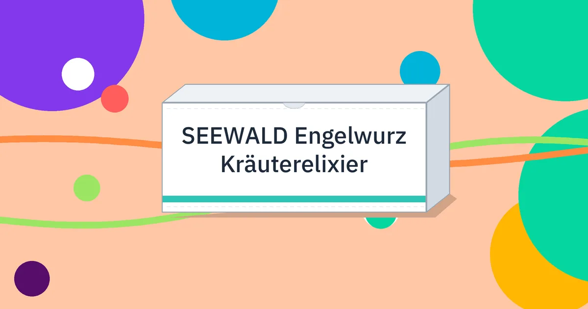 Symbolbild: Packung mit der Aufschrift SEEWALD Engelwurz Kräuterelixier (PZN 19545564) – Verfügbarkeit und Bezug in Apotheken in Frankfurt am Main