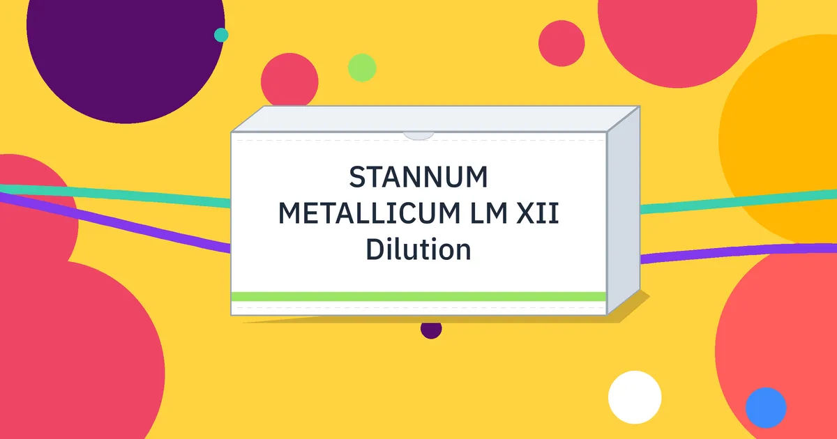 Symbolbild: Packung mit der Aufschrift STANNUM METALLICUM LM XII Dilution (PZN 02675819) – Verfügbarkeit und Bezug in Apotheken in Frankfurt am Main