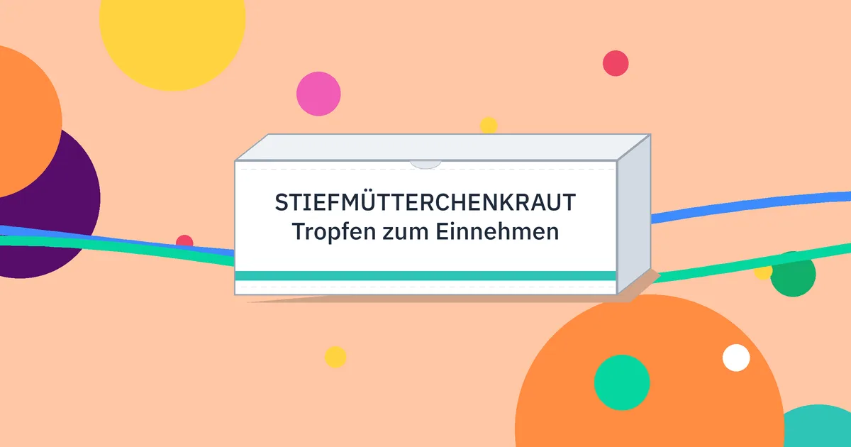 Symbolbild: Packung mit der Aufschrift STIEFMÜTTERCHENKRAUT Tropfen zum Einnehmen (PZN 11867446) – Verfügbarkeit und Bezug in Apotheken in Frankfurt am Main