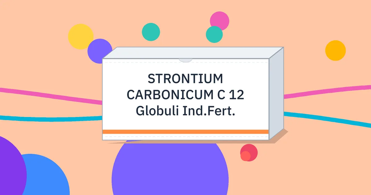 Symbolbild: Packung mit der Aufschrift STRONTIUM CARBONICUM C 12 Globuli Ind.Fert. (PZN 17679674) – Verfügbarkeit und Bezug in Apotheken in Frankfurt am Main