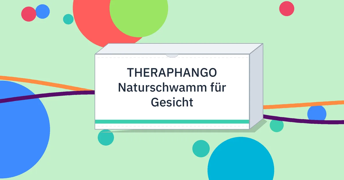 Symbolbild: Packung mit der Aufschrift THERAPHANGO Naturschwamm für Gesicht (PZN 19711175) – Verfügbarkeit und Bezug in Apotheken in Frankfurt am Main