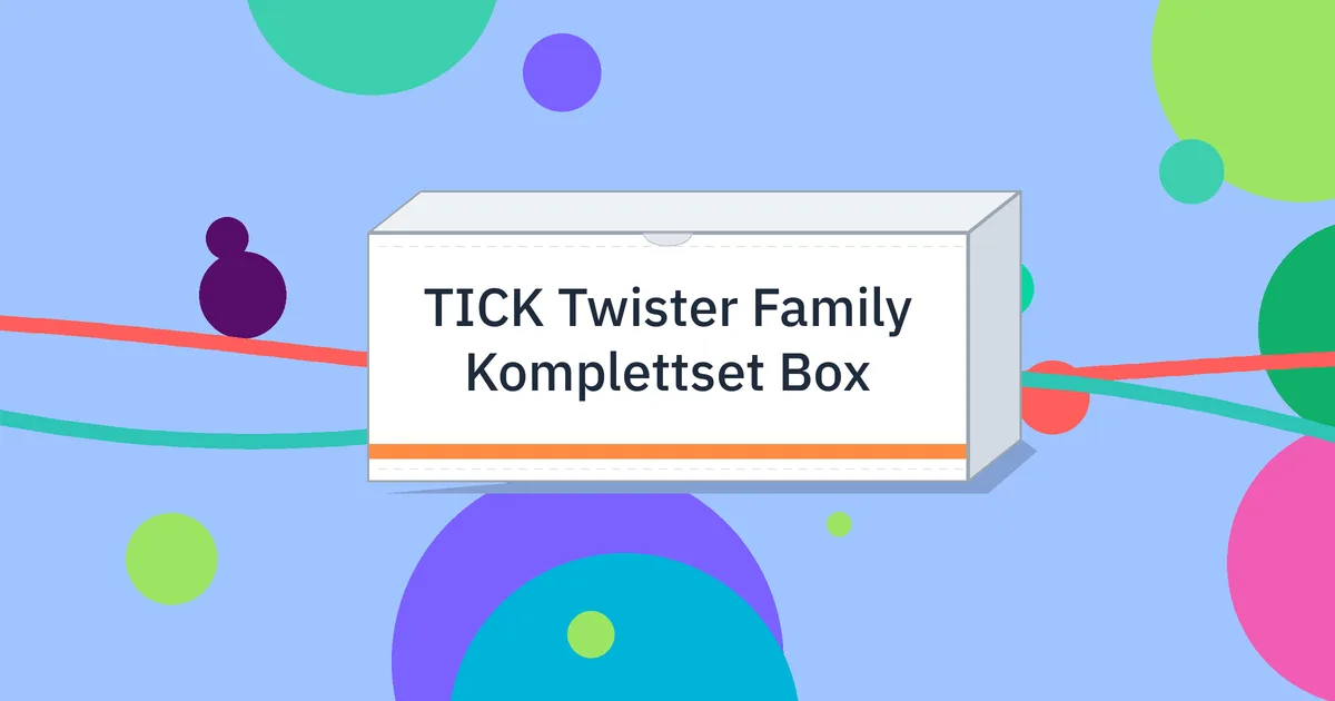 Symbolbild: Packung mit der Aufschrift TICK Twister Family Komplettset Box (PZN 20832903) – Verfügbarkeit und Bezug in Apotheken in Frankfurt am Main