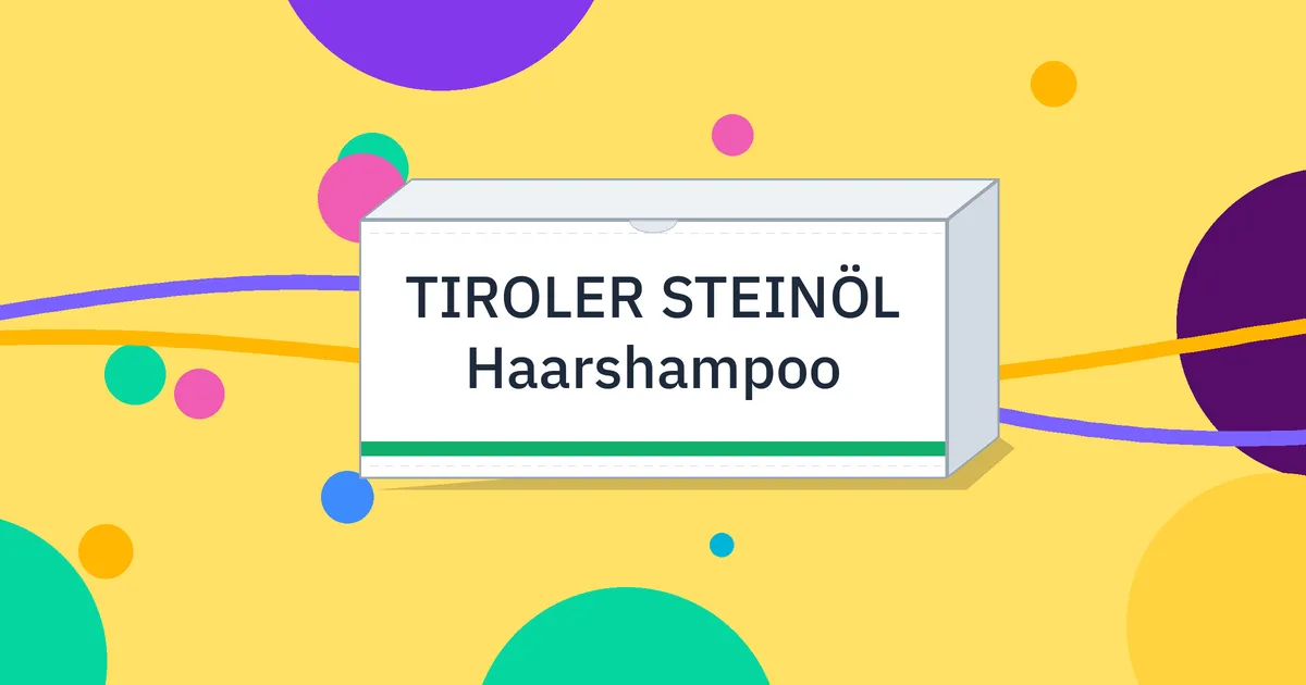 Symbolbild: Packung mit der Aufschrift TIROLER STEINÖL Haarshampoo (PZN 06173888) – Verfügbarkeit und Bezug in Apotheken in Frankfurt am Main