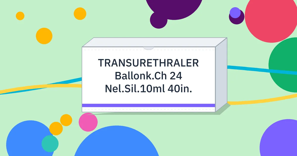 Symbolbild: Packung mit der Aufschrift TRANSURETHRALER Ballonk.Ch 24 Nel.Sil.10ml 40in. (PZN 04506908) – Verfügbarkeit und Bezug in Apotheken in Frankfurt am Main
