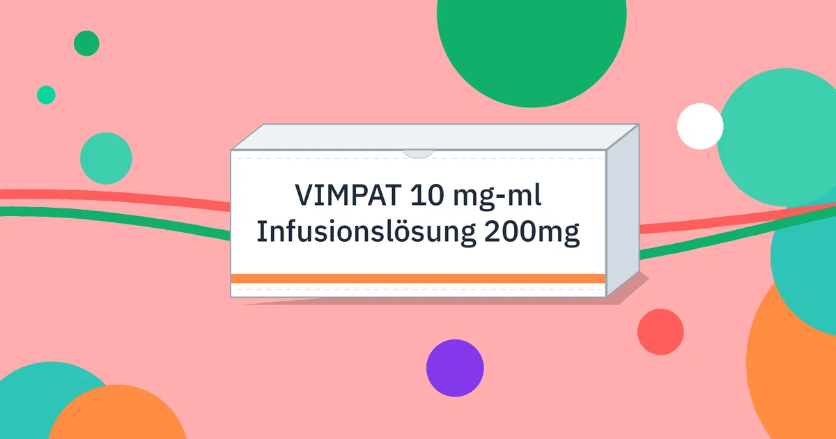 Symbolbild: Packung mit der Aufschrift VIMPAT 10 mg-ml Infusionslösung 200mg (PZN 05137413) – Verfügbarkeit und Bezug in Apotheken in Frankfurt am Main