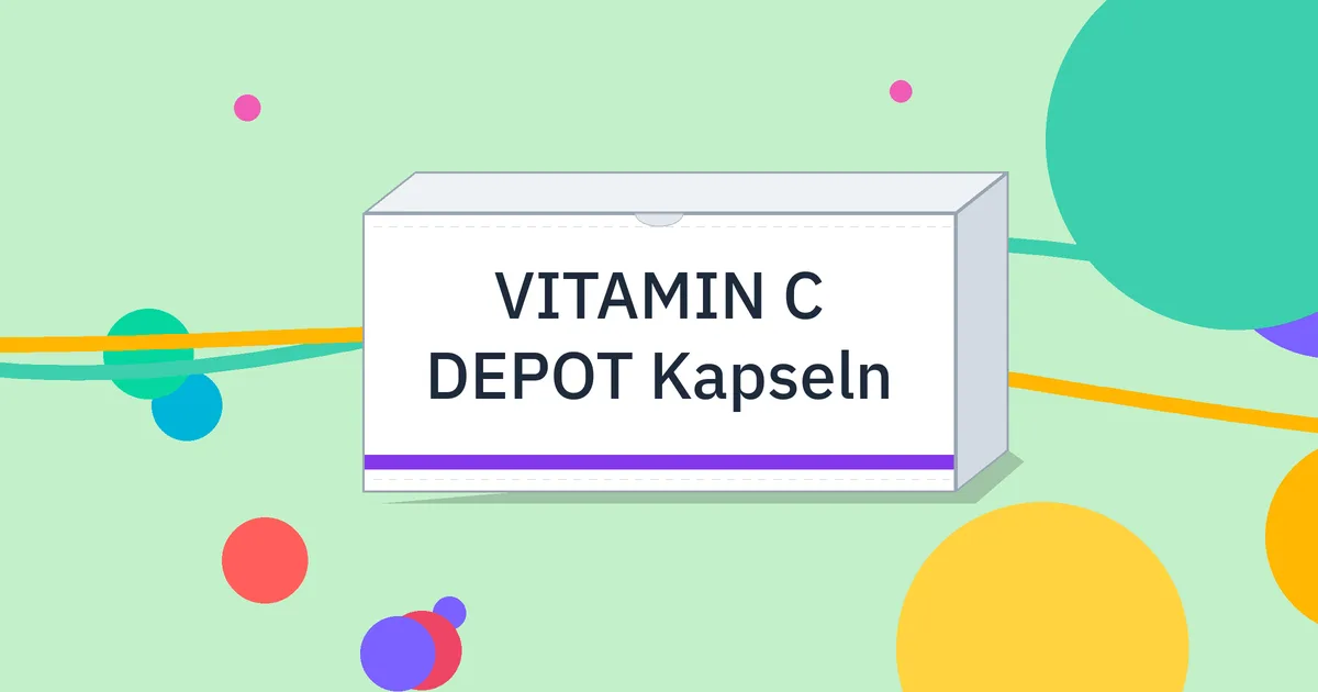 Symbolbild: Packung mit der Aufschrift VITAMIN C DEPOT Kapseln (PZN 19126927) – Verfügbarkeit und Bezug in Apotheken in Frankfurt am Main