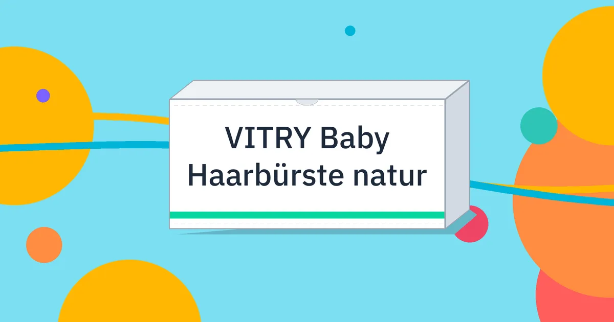 Symbolbild: Packung mit der Aufschrift VITRY Baby Haarbürste natur (PZN 19066208) – Verfügbarkeit und Bezug in Apotheken in Frankfurt am Main