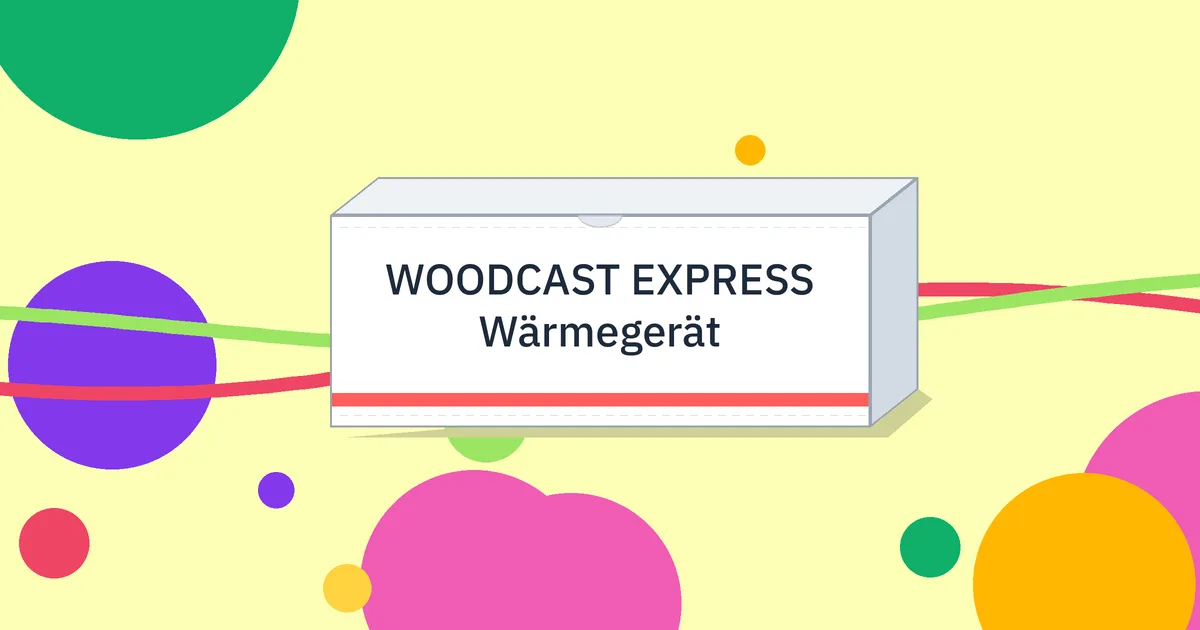 Symbolbild: Packung mit der Aufschrift WOODCAST EXPRESS Wärmegerät (PZN 10346188) – Verfügbarkeit und Bezug in Apotheken in Frankfurt am Main
