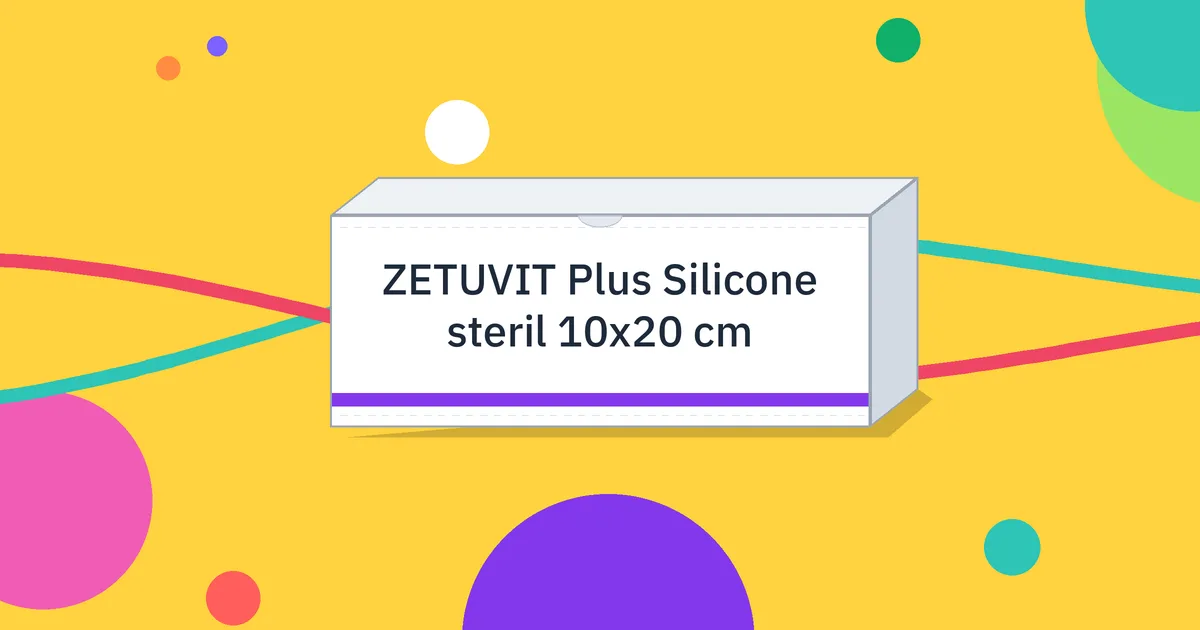 Symbolbild: Packung mit der Aufschrift ZETUVIT Plus Silicone steril 10x20 cm (PZN 17908991) – Verfügbarkeit und Bezug in Apotheken in Frankfurt am Main