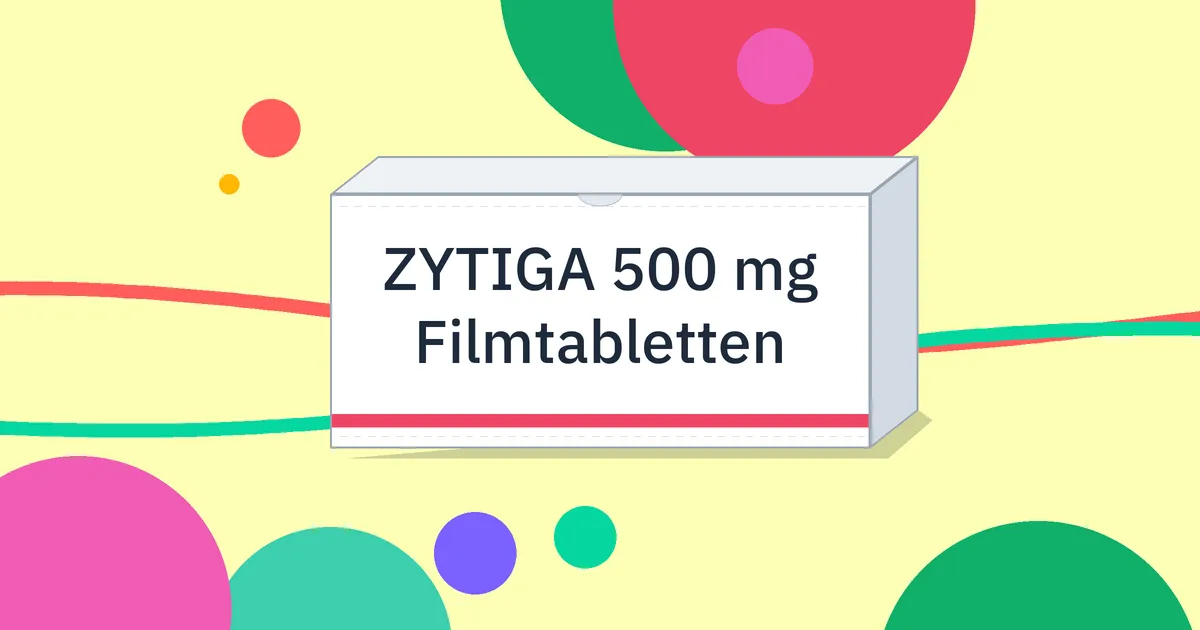 Symbolbild: Packung mit der Aufschrift ZYTIGA 500 mg Filmtabletten (PZN 17926747) – Verfügbarkeit und Bezug in Apotheken in Frankfurt am Main