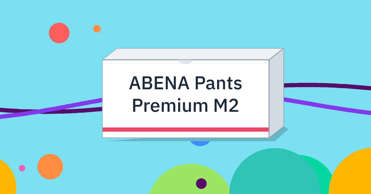 Symbolbild: Packung mit der Aufschrift ABENA Pants Premium M2 (PZN 17457086) – Verfügbarkeit und Bezug in Apotheken in Frankfurt am Main