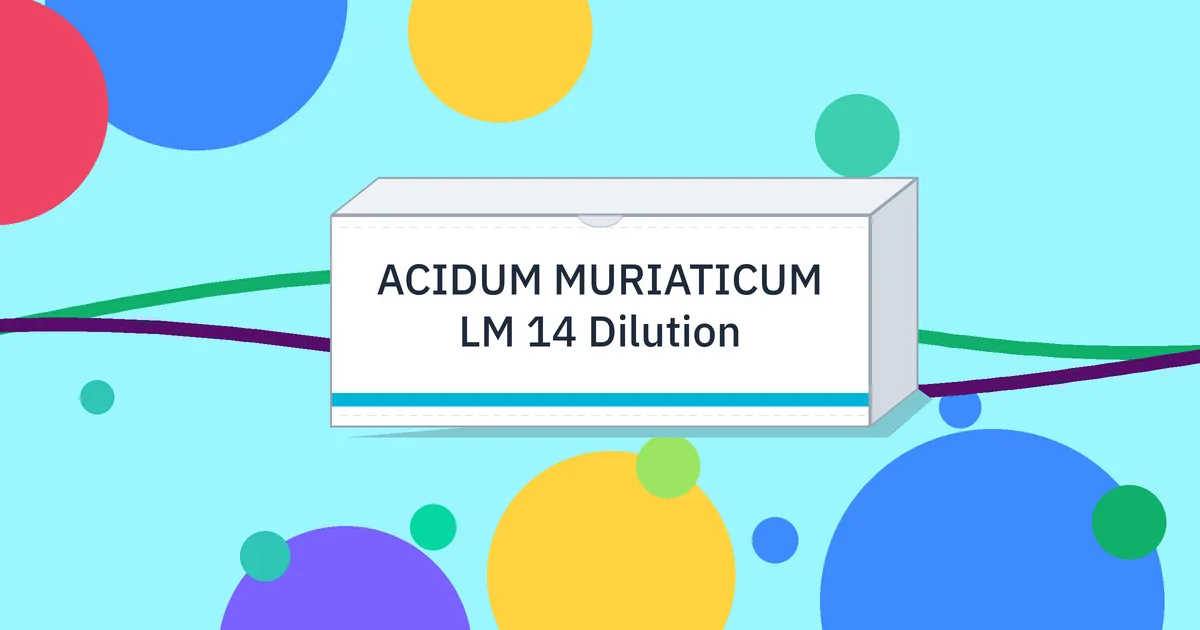 Symbolbild: Packung mit der Aufschrift ACIDUM MURIATICUM LM 14 Dilution (PZN 12752366) – Verfügbarkeit und Bezug in Apotheken in Frankfurt am Main