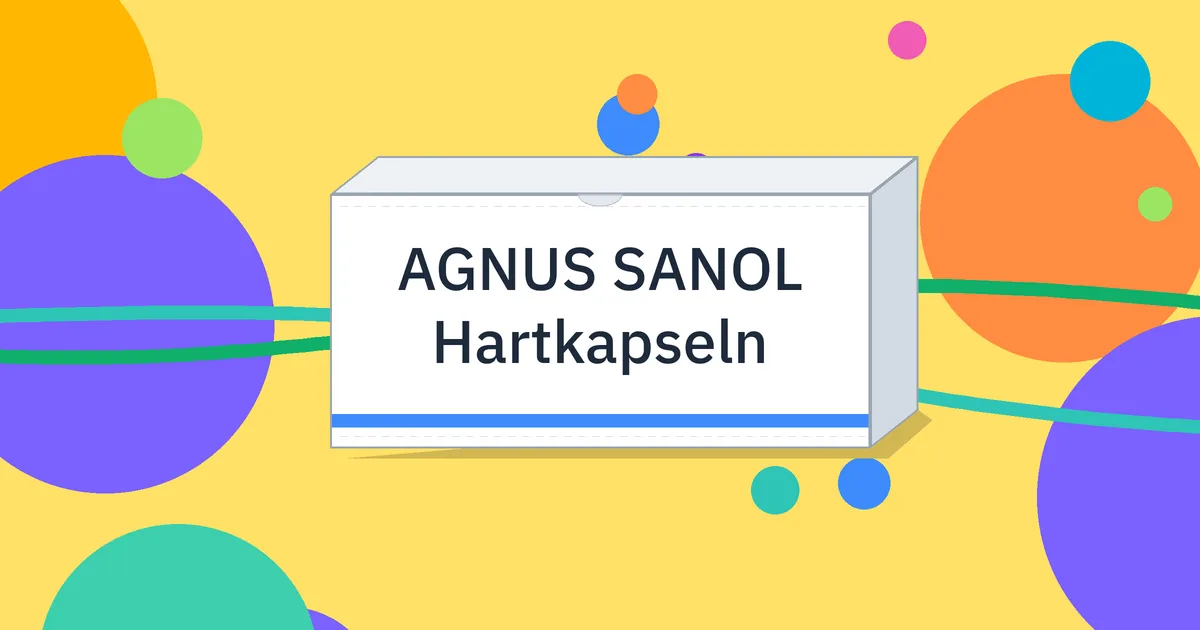 Symbolbild: Packung mit der Aufschrift AGNUS SANOL Hartkapseln (PZN 02763340) – Verfügbarkeit und Bezug in Apotheken in Frankfurt am Main