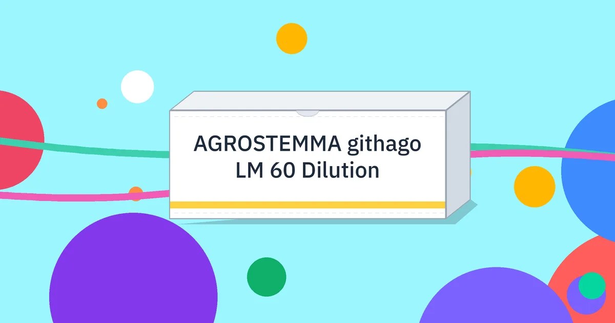 Symbolbild: Packung mit der Aufschrift AGROSTEMMA githago LM 60 Dilution (PZN 13307651) – Verfügbarkeit und Bezug in Apotheken in Frankfurt am Main