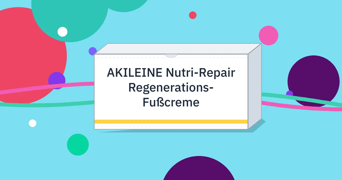 Symbolbild: Packung mit der Aufschrift AKILEINE Nutri-Repair Regenerations-Fußcreme (PZN 19375671) – Verfügbarkeit und Bezug in Apotheken in Frankfurt am Main