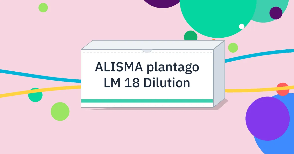 Symbolbild: Packung mit der Aufschrift ALISMA plantago LM 18 Dilution (PZN 13310682) – Verfügbarkeit und Bezug in Apotheken in Frankfurt am Main