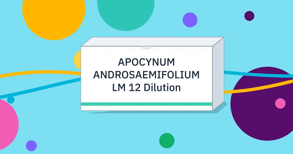 Symbolbild: Packung mit der Aufschrift APOCYNUM ANDROSAEMIFOLIUM LM 12 Dilution (PZN 13380228) – Verfügbarkeit und Bezug in Apotheken in Frankfurt am Main