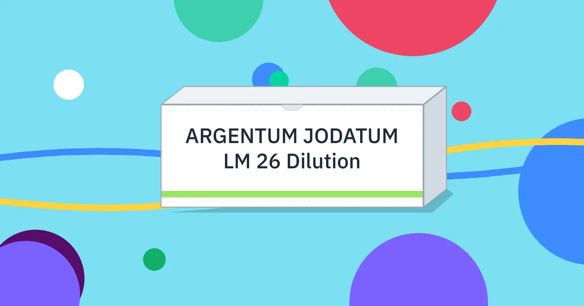 Symbolbild: Packung mit der Aufschrift ARGENTUM JODATUM LM 26 Dilution (PZN 12767528) – Verfügbarkeit und Bezug in Apotheken in Frankfurt am Main
