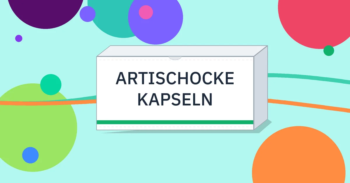 Symbolbild: Packung mit der Aufschrift ARTISCHOCKE KAPSELN (PZN 10340352) – Verfügbarkeit und Bezug in Apotheken in Frankfurt am Main