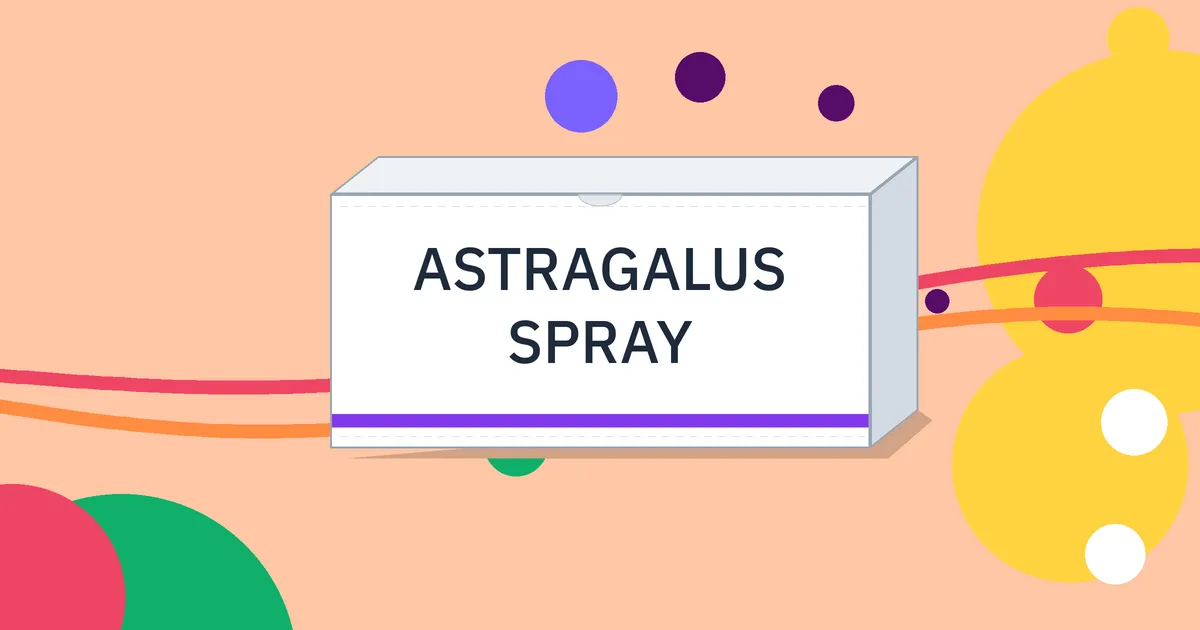 Symbolbild: Packung mit der Aufschrift ASTRAGALUS SPRAY (PZN 14310661) – Verfügbarkeit und Bezug in Apotheken in Frankfurt am Main