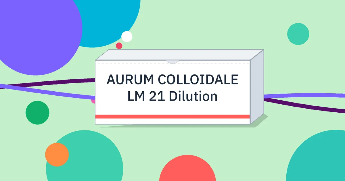 Symbolbild: Packung mit der Aufschrift AURUM COLLOIDALE LM 21 Dilution (PZN 12784337) – Verfügbarkeit und Bezug in Apotheken in Frankfurt am Main