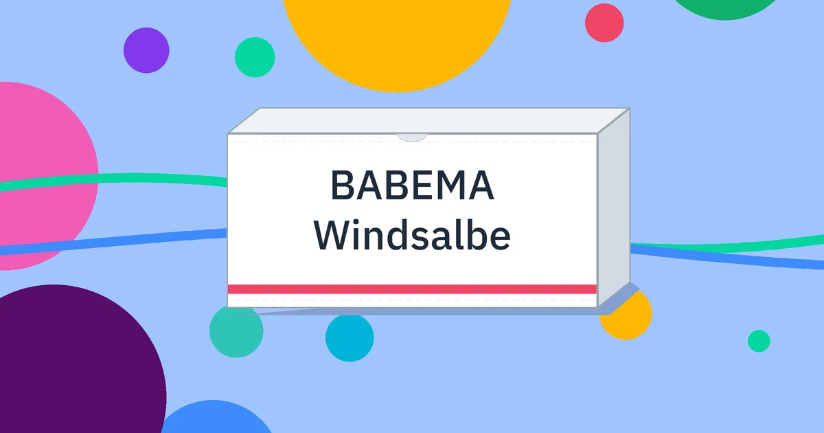 Symbolbild: Packung mit der Aufschrift BABEMA Windsalbe (PZN 09288333) – Verfügbarkeit und Bezug in Apotheken in Frankfurt am Main