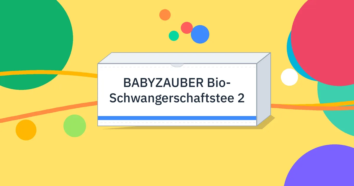 Symbolbild: Packung mit der Aufschrift BABYZAUBER Bio-Schwangerschaftstee 2 (PZN 10089981) – Verfügbarkeit und Bezug in Apotheken in Frankfurt am Main