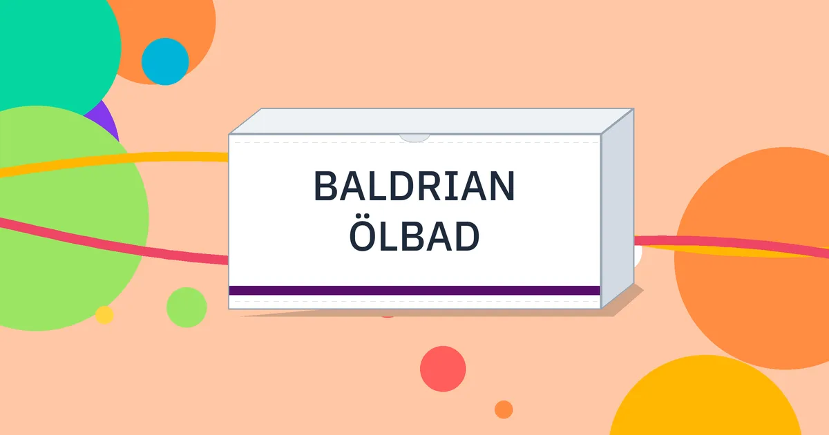 Symbolbild: Packung mit der Aufschrift BALDRIAN ÖLBAD (PZN 04124489) – Verfügbarkeit und Bezug in Apotheken in Frankfurt am Main