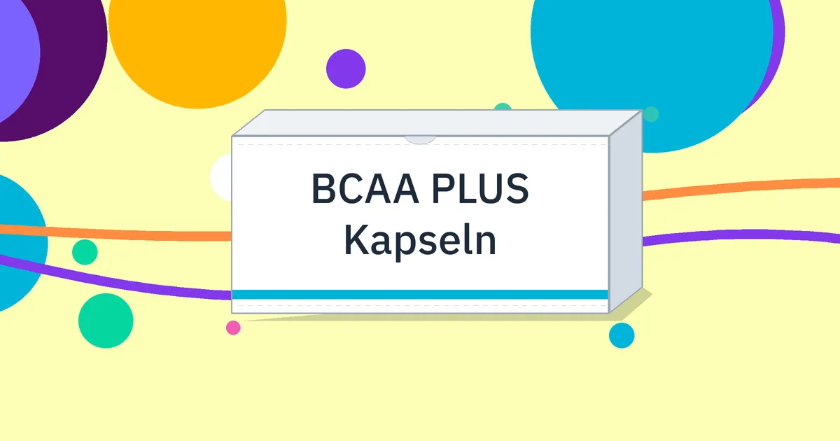 Symbolbild: Packung mit der Aufschrift BCAA PLUS Kapseln (PZN 19642066) – Verfügbarkeit und Bezug in Apotheken in Frankfurt am Main