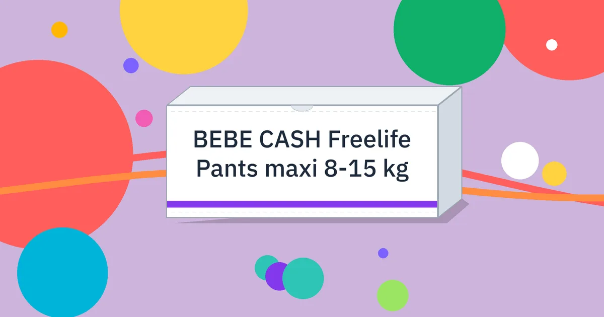 Symbolbild: Packung mit der Aufschrift BEBE CASH Freelife Pants maxi 8-15 kg (PZN 15387683) – Verfügbarkeit und Bezug in Apotheken in Frankfurt am Main