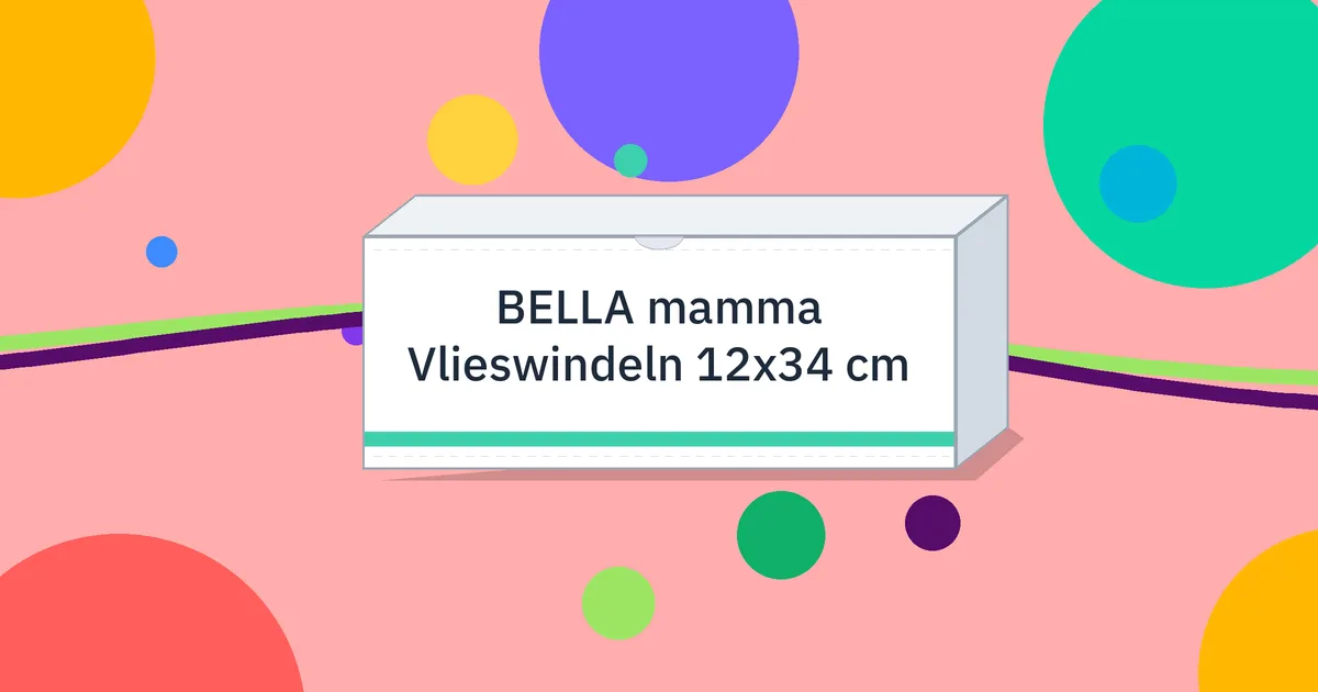 Symbolbild: Packung mit der Aufschrift BELLA mamma Vlieswindeln 12x34 cm (PZN 12665354) – Verfügbarkeit und Bezug in Apotheken in Frankfurt am Main