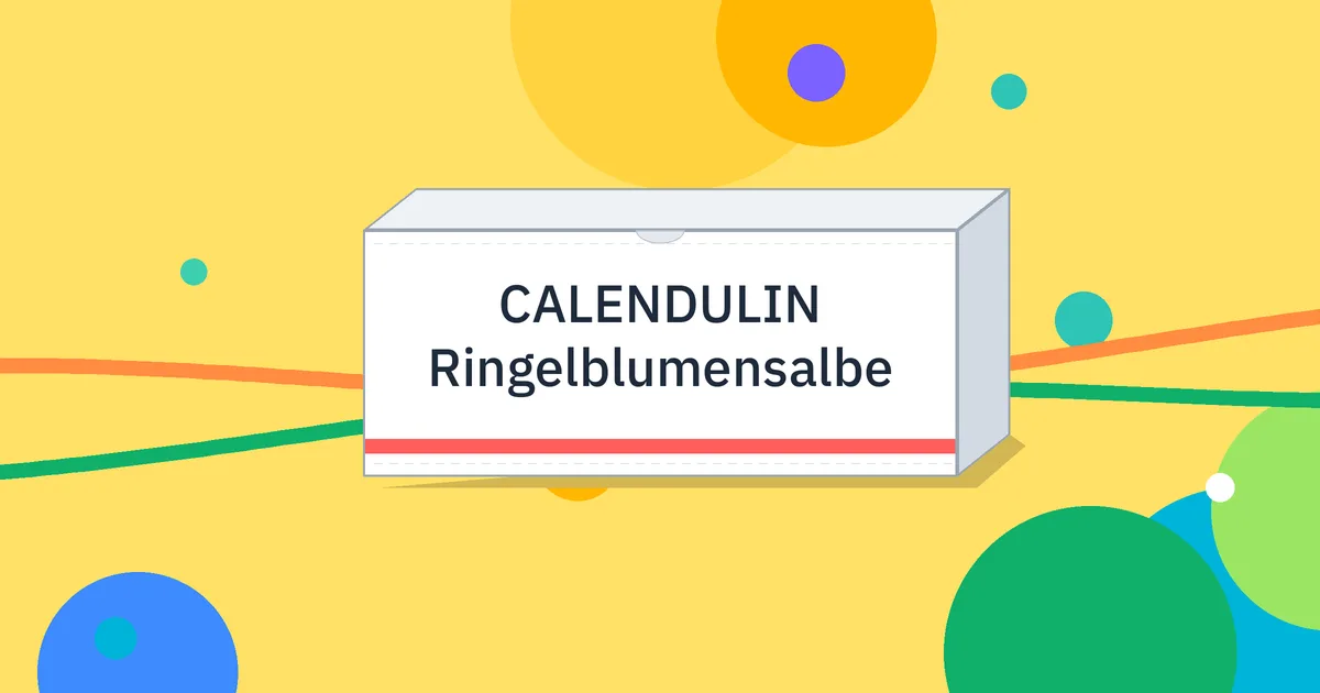 Symbolbild: Packung mit der Aufschrift CALENDULIN Ringelblumensalbe (PZN 07333561) – Verfügbarkeit und Bezug in Apotheken in Frankfurt am Main