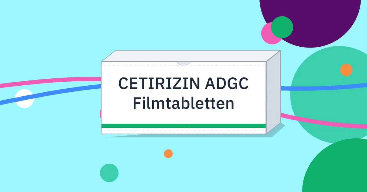 Symbolbild: Packung mit der Aufschrift CETIRIZIN ADGC Filmtabletten (PZN 02663704) – Verfügbarkeit und Bezug in Apotheken in Frankfurt am Main