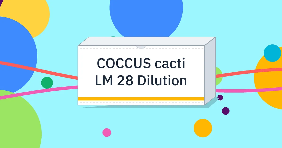 Symbolbild: Packung mit der Aufschrift COCCUS cacti LM 28 Dilution (PZN 12829212) – Verfügbarkeit und Bezug in Apotheken in Frankfurt am Main