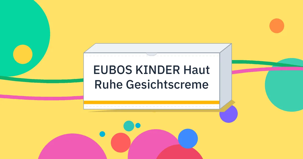 Symbolbild: Packung mit der Aufschrift EUBOS KINDER Haut Ruhe Gesichtscreme (PZN 05967445) – Verfügbarkeit und Bezug in Apotheken in Frankfurt am Main