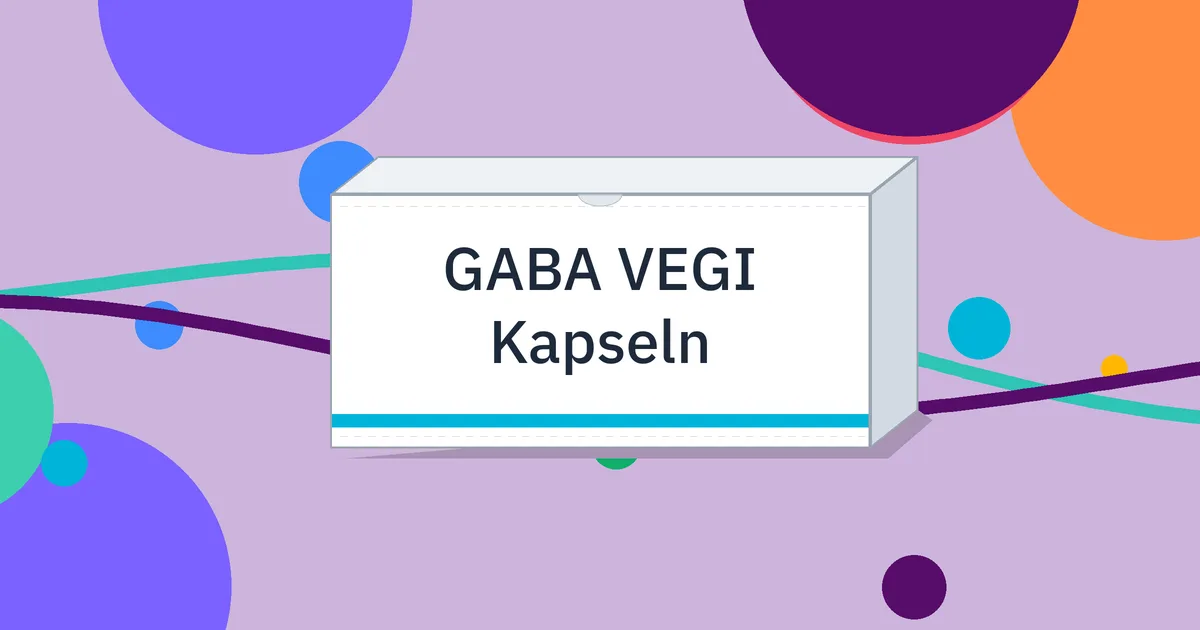 Symbolbild: Packung mit der Aufschrift GABA VEGI Kapseln (PZN 01085004) – Verfügbarkeit und Bezug in Apotheken in Frankfurt am Main