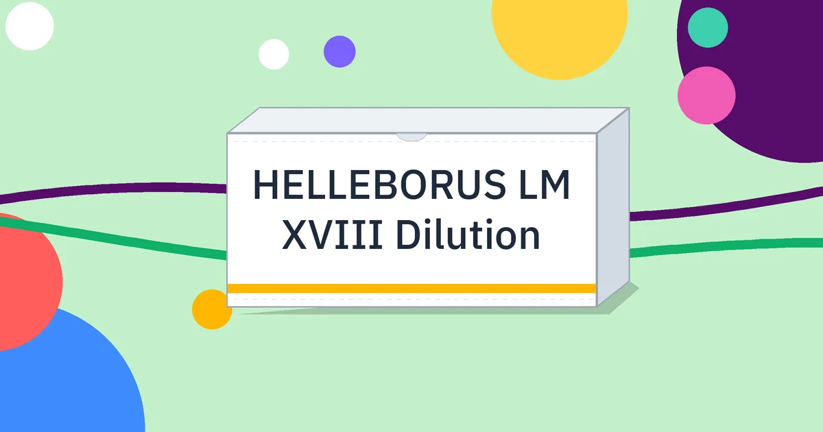 Symbolbild: Packung mit der Aufschrift HELLEBORUS LM XVIII Dilution (PZN 02668417) – Verfügbarkeit und Bezug in Apotheken in Frankfurt am Main