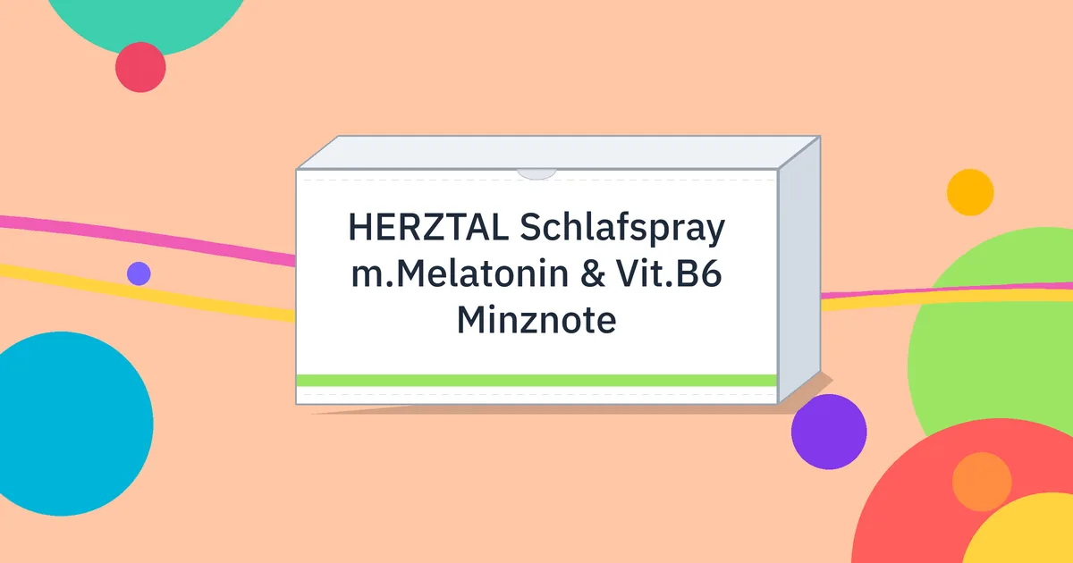 Symbolbild: Packung mit der Aufschrift HERZTAL Schlafspray m.Melatonin & Vit.B6 Minznote (PZN 20657104) – Verfügbarkeit und Bezug in Apotheken in Frankfurt am Main