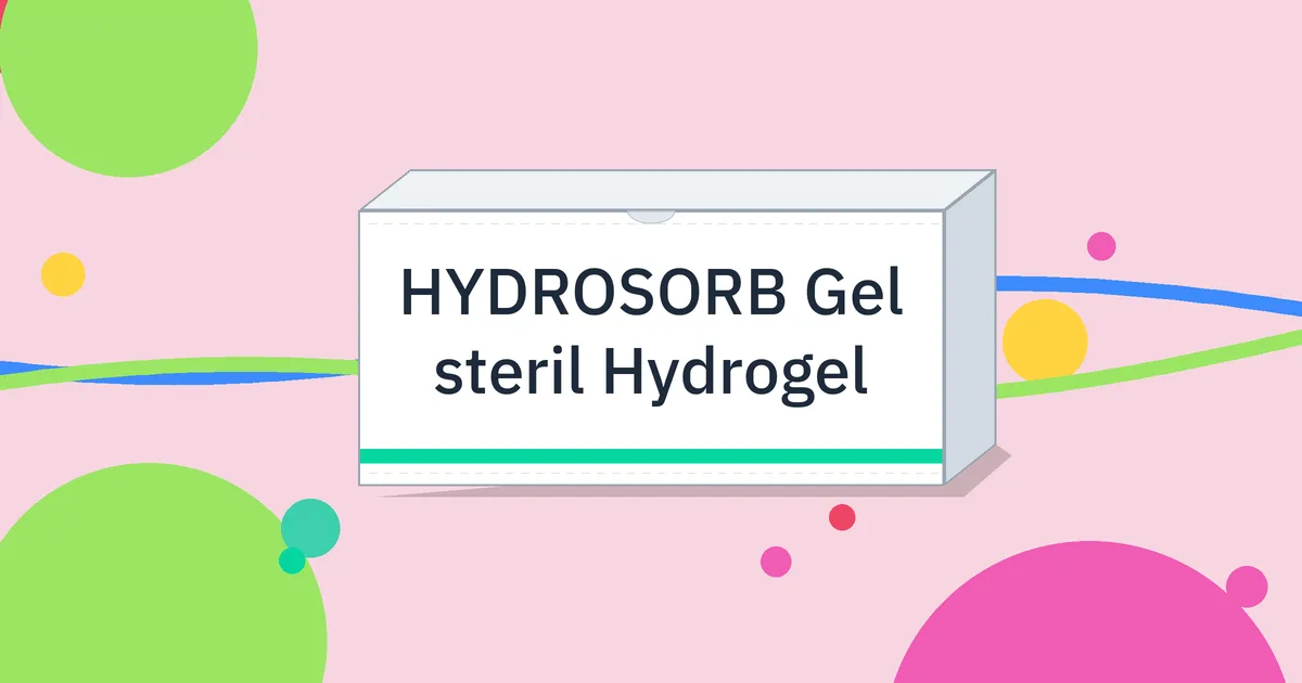Symbolbild: Packung mit der Aufschrift HYDROSORB Gel steril Hydrogel (PZN 05398332) – Verfügbarkeit und Bezug in Apotheken in Frankfurt am Main