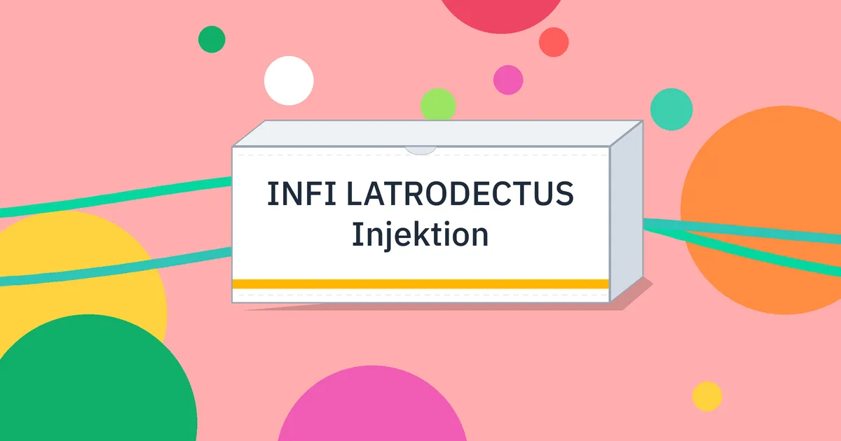 Symbolbild: Packung mit der Aufschrift INFI LATRODECTUS Injektion (PZN 06150203) – Verfügbarkeit und Bezug in Apotheken in Frankfurt am Main