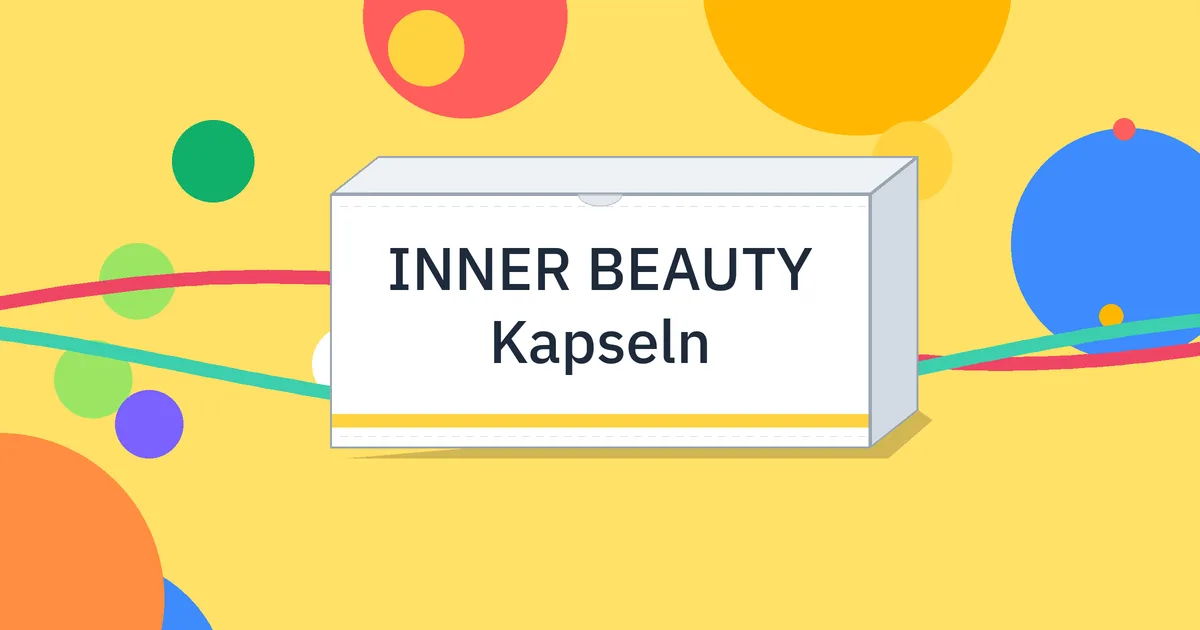 Symbolbild: Packung mit der Aufschrift INNER BEAUTY Kapseln (PZN 18317766) – Verfügbarkeit und Bezug in Apotheken in Frankfurt am Main