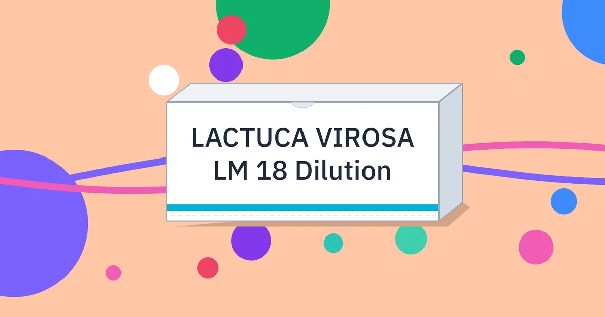 Symbolbild: Packung mit der Aufschrift LACTUCA VIROSA LM 18 Dilution (PZN 13520899) – Verfügbarkeit und Bezug in Apotheken in Frankfurt am Main