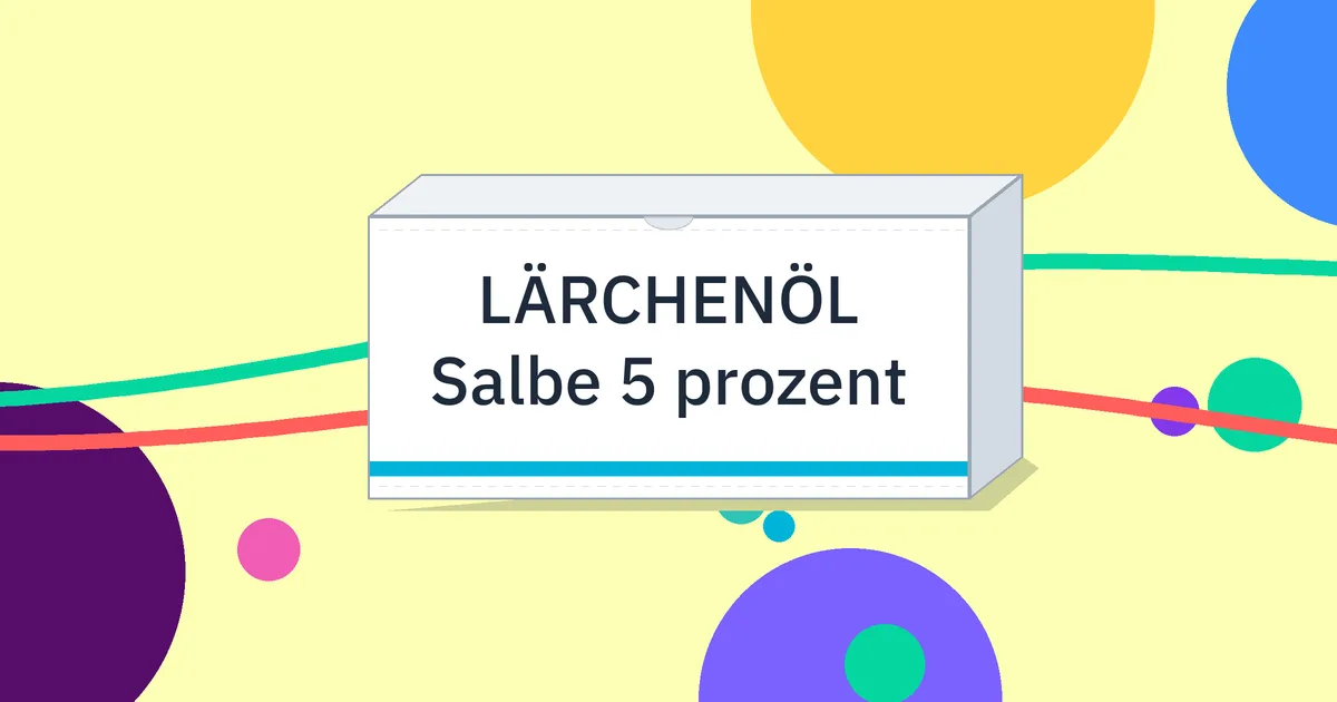 Symbolbild: Packung mit der Aufschrift LÄRCHENÖL Salbe 5 prozent (PZN 18900862) – Verfügbarkeit und Bezug in Apotheken in Frankfurt am Main