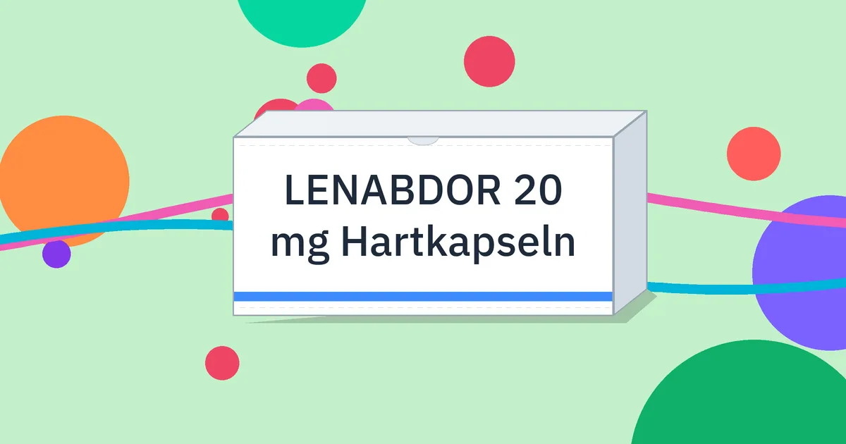 Symbolbild: Packung mit der Aufschrift LENABDOR 20 mg Hartkapseln (PZN 17934439) – Verfügbarkeit und Bezug in Apotheken in Frankfurt am Main