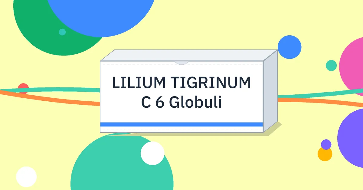 Symbolbild: Packung mit der Aufschrift LILIUM TIGRINUM C 6 Globuli (PZN 00001028) – Verfügbarkeit und Bezug in Apotheken in Frankfurt am Main